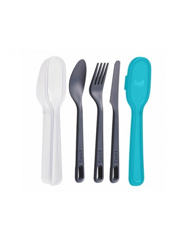 Set X3 Cubiertos Plásticos c/Estuche